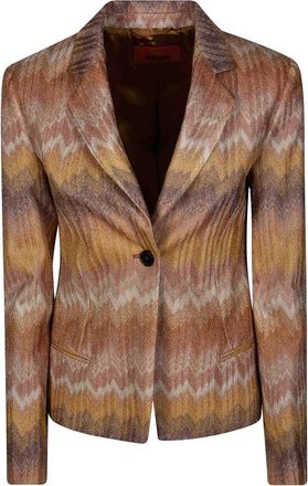 Missoni Femme, Vestes, Multicolore, Taille: 38 FR Blazer
