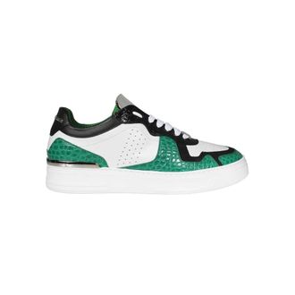Philipp Plein Sneakers mit Kroko-Print und niedrigem Schaft - - Shoes - Herren - Gr&uuml;n - 45 EU