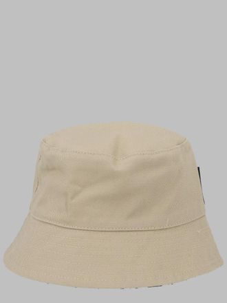 Karl Lagerfeld Z31206K_211 Reversible Cotton Beanie - Beige