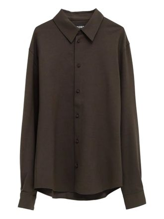 Jacquemus chemise &agrave; boutonni&egrave;re - Vert