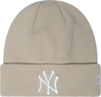 New Era Ess Cuff Beanie - - Accessories - unisex - Beige - ONE SIZE