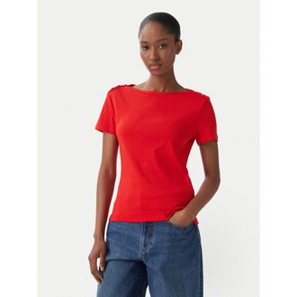 Tommy Hilfiger T-Shirt WW0WW49250 Rot Slim Fit