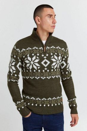 Solid Troyer SDNorwin Strickpulli mit Norweger Strickmuster