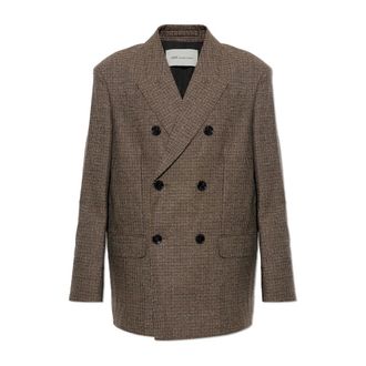Ami Wollblazer mit doppelter R&uuml;ckenschlitz - - Jackets - Damen - Braun - XS