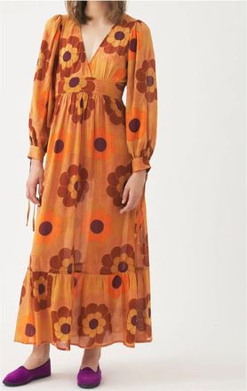 Antik Batik Robe Longue Suny Gaze de Coton Antik Batik