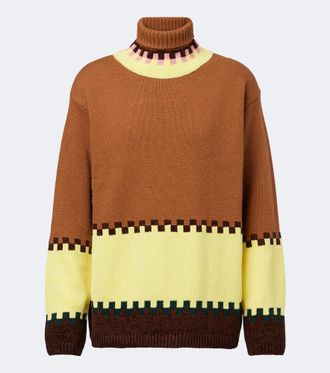 La DoubleJ Rollkragenpullover Fireside aus Wolle