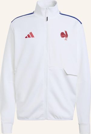 adidas Frankreich Rugby Anthem Jacke weiss