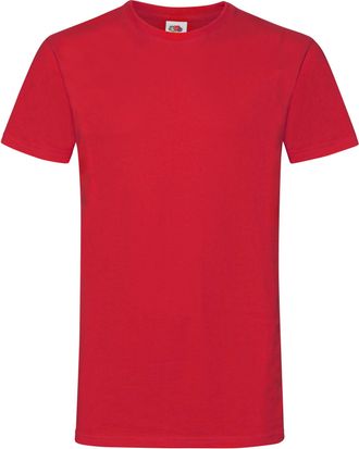 Fruit Of The Loom Iconic T-Shirt Gr&ouml;&szlig;e S - 5XL, Farbe:rot, Gr&ouml;&szlig;e:M
