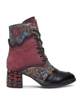 Maciejka Schn&uuml;rschuhe 06160-23/00-5 Dunkelrot
