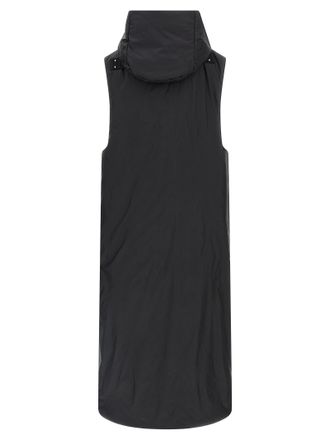 Rick Owens Womens Black Nylon Sleeveless Jacket Clothing