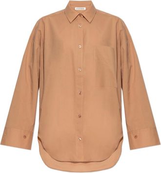 By Malene Birger Femme, Blouses et Chemises, Beige, Taille: 40 FR Derris Shirt