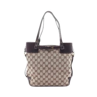 Gucci Pre-owned GG Canvas Tote Bag - - Pre-owned - Damen - Beige - ONE SIZE