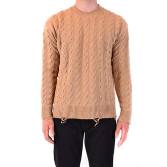 Laneus Rundhals-Strickware - - Knitwear - Herren - Braun - L