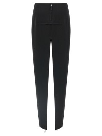 Rick Owens Womens Black Virgin Wool Mini Skirt