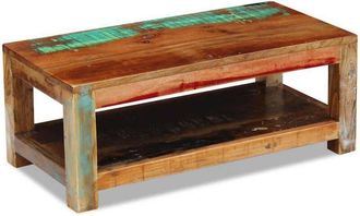 vidaXL Couchtisch Altholz Massiv 90x45x35 cm vidaXL