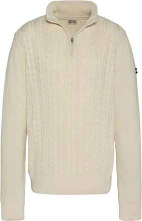 Schott NYC Schott Nyc, Homme, Pulls, Beige, Taille: XL Pull camionneur maille torsad&eacute;e