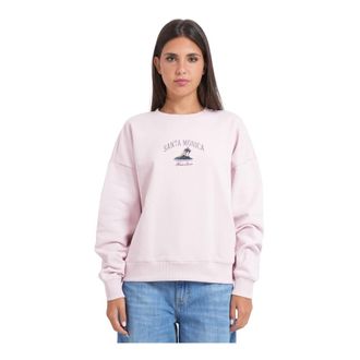 Guess Baumwoll-Sweatshirt - - Sweatshirts & Hoodies - Damen - Rosa - S