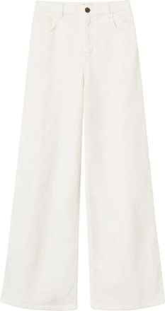 Twinset Weite Hosen - - Trousers - Damen - Wei&szlig; - L