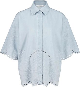 Zimmermann Femme, Blouses et Chemises, Bleu, Taille: 38 FR Chemises