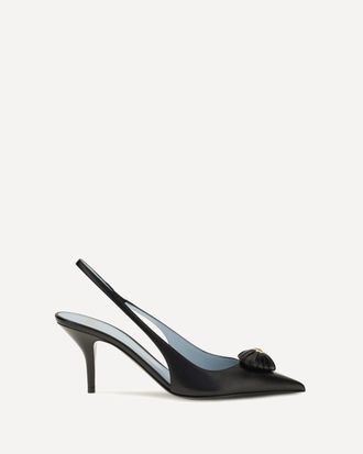 Valentino Garavani Coeur Royal Slingback leather Pumps Female 37.5