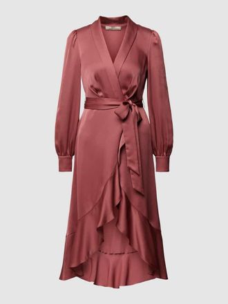 Jake*s Cocktailkleid mit V-Ausschnitt