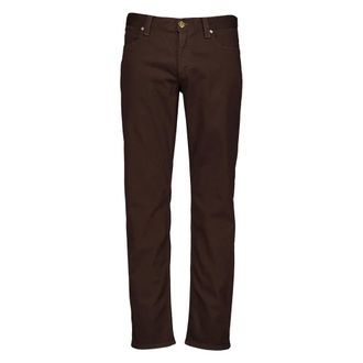 Alberto Alberto - Jean Pipe Marron - Homme - Jeans - Brun - Taille: W33 L36