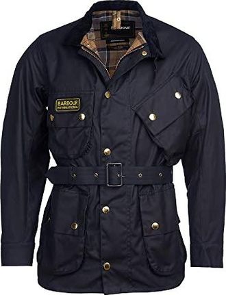 Barbour International Original Wax Jacket Navy, bleu, 42