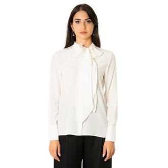 Max Mara Femme, Blouses et Chemises, Blanc, Taille: 42 FR Camicia in seta