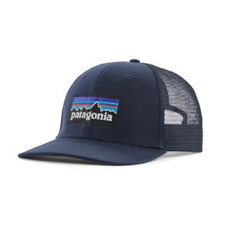 Patagonia P-6 Logo Trucker Cap - - Sport - Herren - Blau - ONE SIZE