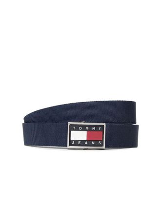Tommy Hilfiger Mens Belt Twilight Navy Textile Accessories