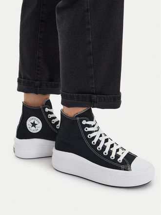 Converse Sneakers aus Stoff Chuck Taylor All Star Move Platform 568497C Schwarz