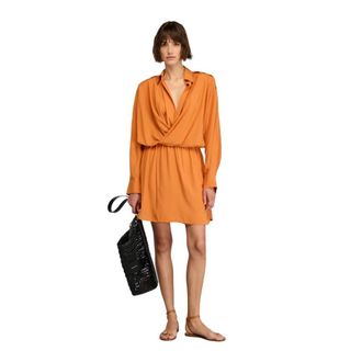 Semicouture Damen, Kleider, Orange, XSGr&ouml;&szlig;e