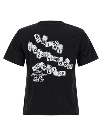 Amiri Womens Black Cotton T-Shirt