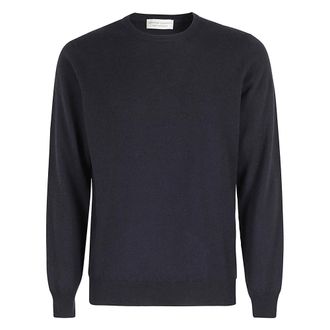 FILIPPO DE LAURENTIIS Girocollo Lana Cashmere - - Knitwear - Herren - Blau - 2XL