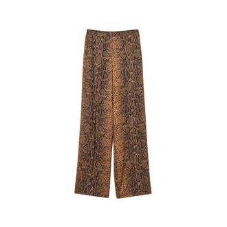 Twinset Femme, Pantalons, Brun, Taille: 46 FR Pantalon large
