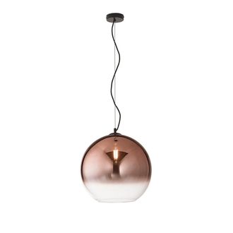 Luce-Ambiente-Design Marte Suspension Lamp in Copper Glass with Metal Structure 40 cm
