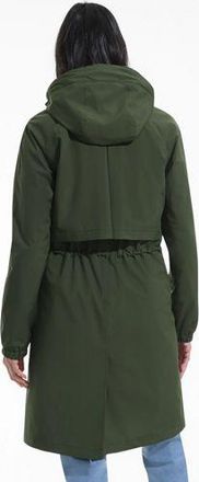 Lands End Verstaubarer wasserdichter Squall Regenmantel, Damen, Gr&ouml;&szlig;e:32-34 regular, Gr&uuml;n, Polyester, by Lands End