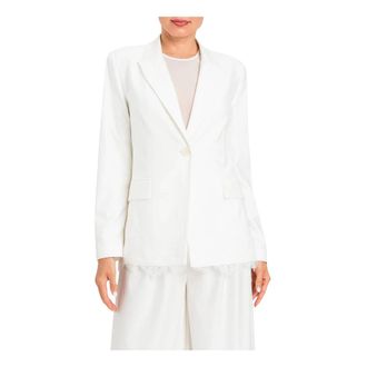 Twinset Blazer - - Jackets - Damen - Wei&szlig; - S
