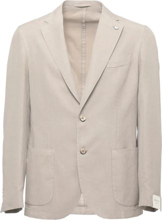 Lubiam Homme, Vestes, Beige, Taille: XL Veste en m&eacute;lange de lin