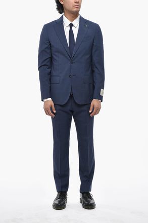 Corneliani CC COLLECTION Anzug aus Schurwolle mit Klappentaschen Corneliani
