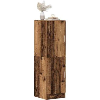 vidaXL Vidaxl - Armoire de cuisine vieux bois 38x41,5x131,5 cm bois ing&eacute;nierie