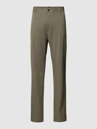 HUGO BOSS Stoffhose mit feinem Allover-Muster Modell Kane