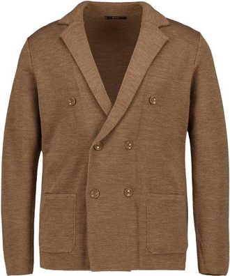 Boggi Milano Herren Pullover braun Merinowolle unifarben