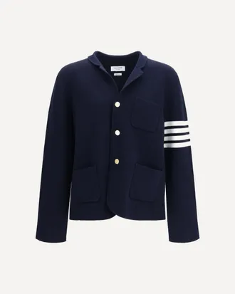 Thom Browne Single-breasted wool Jacket with four-bar sleeve detail Male 5