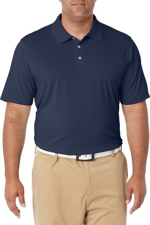 Amazon Essentials Herren Golf-Poloshirt, Feuchtigkeitsableitend Schnell Trocknend, Kurzarm, Dunkles Marineblau, XXL