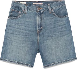 Levi's short &agrave; taille haute - Bleu