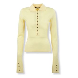 Jacquemus Femme, Pulls, Jaune, Taille: 40 FR Le Polo Merino