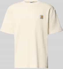 Carhartt Work in Progress T-Shirt mit Strukturmuster Modell Nelson
