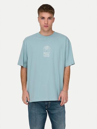 Only & Sons T-Shirt Malik 22029484 Blau Relaxed Fit