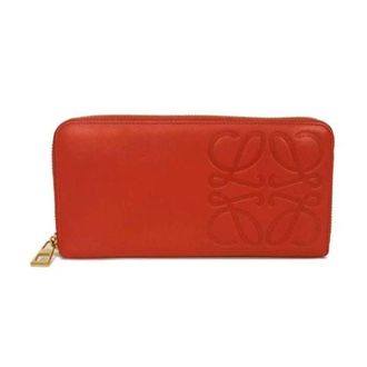 Loewe Portefeuille long Pre-owned (bi-pli) - Femme - Pre-owned - Rouge - Taille: ONE Size